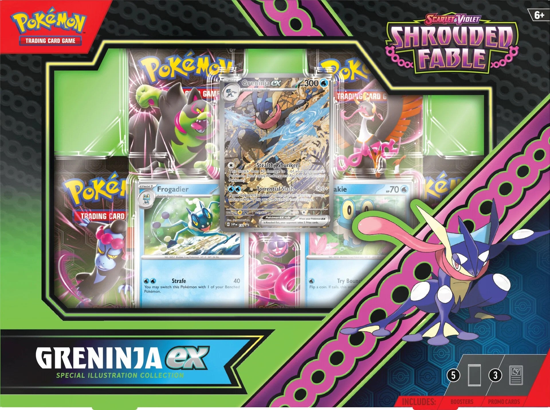 Pokemon TCG: Shrouded Fable EX Special Collection – Greninja EX | BSTS ...
